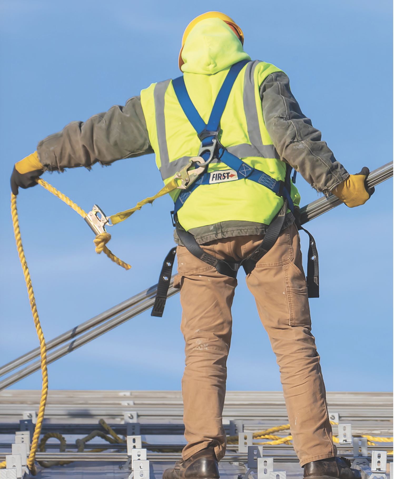 Roof Tarping (Blue Roof) Safety | Roofing Elements